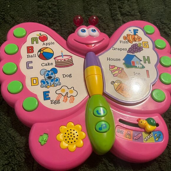 Source Unknown | Toys | Preschool Abc Shapes Learning Toy Interactive ...
